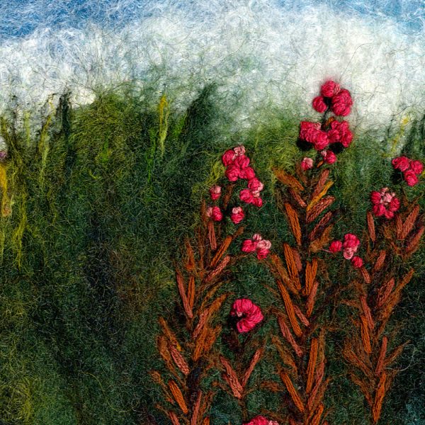 Bamburgh art print - by felt artist Janine Jacques